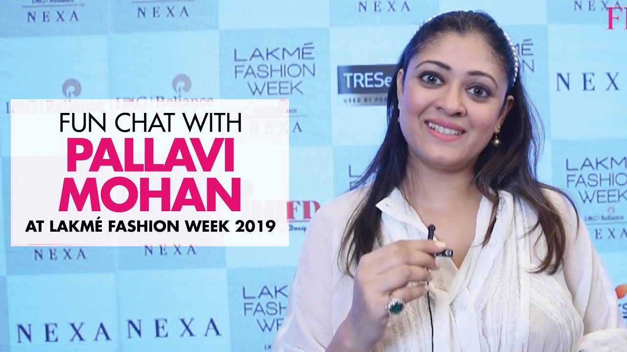 Rapid fire with Pallavi Mohan at Lakme Fashion Week 2019 | Pallavi at ...