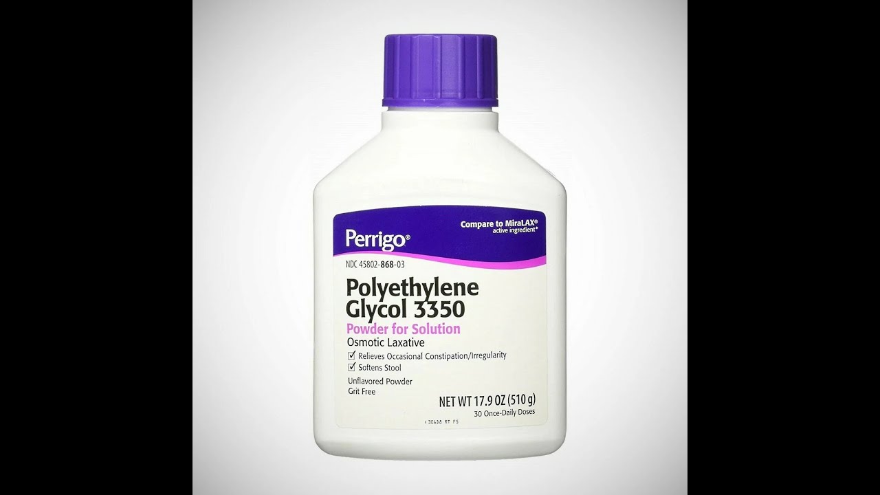 Pharmacology of Polyethylene Glycol (MiraLAX) ; Mechanism of Action ...