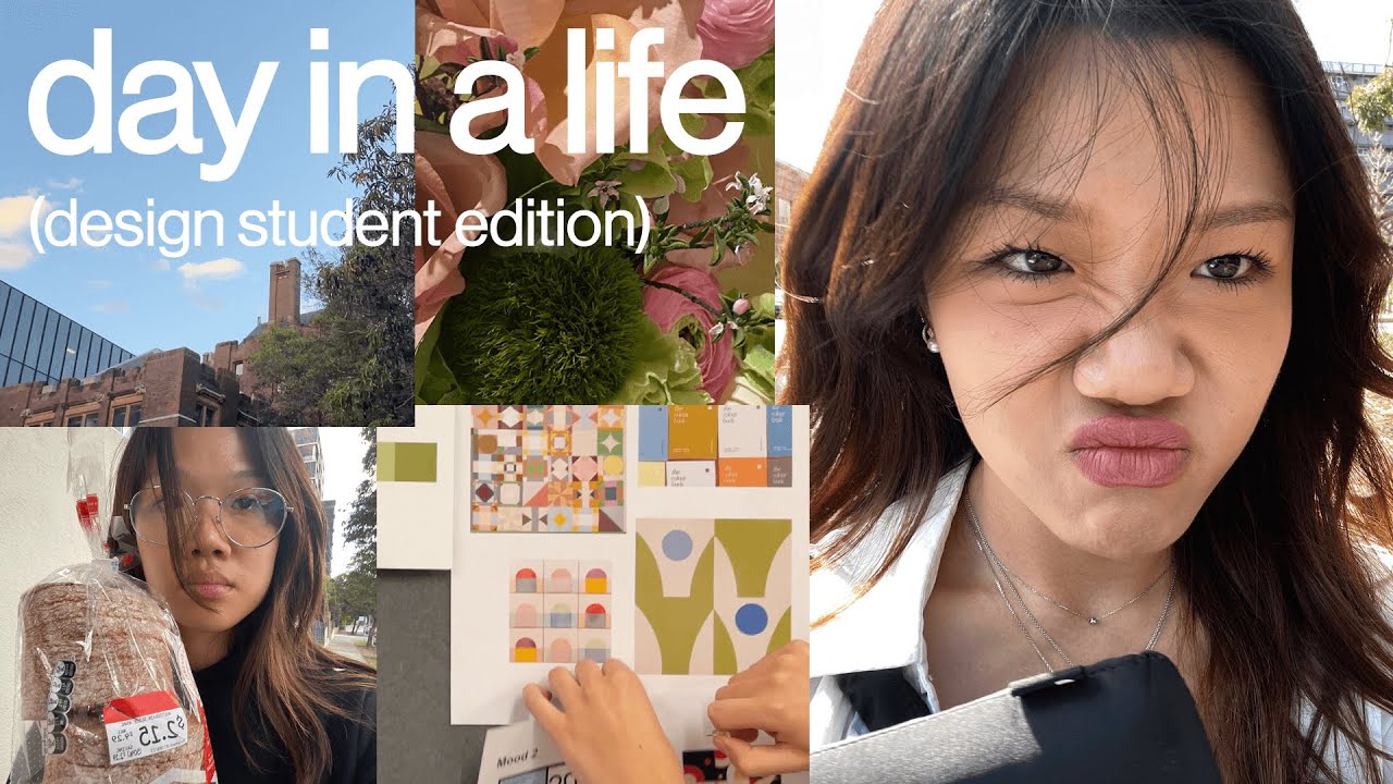 day in a life 🧸 career talk, grwm, design school, creative fair, the ...