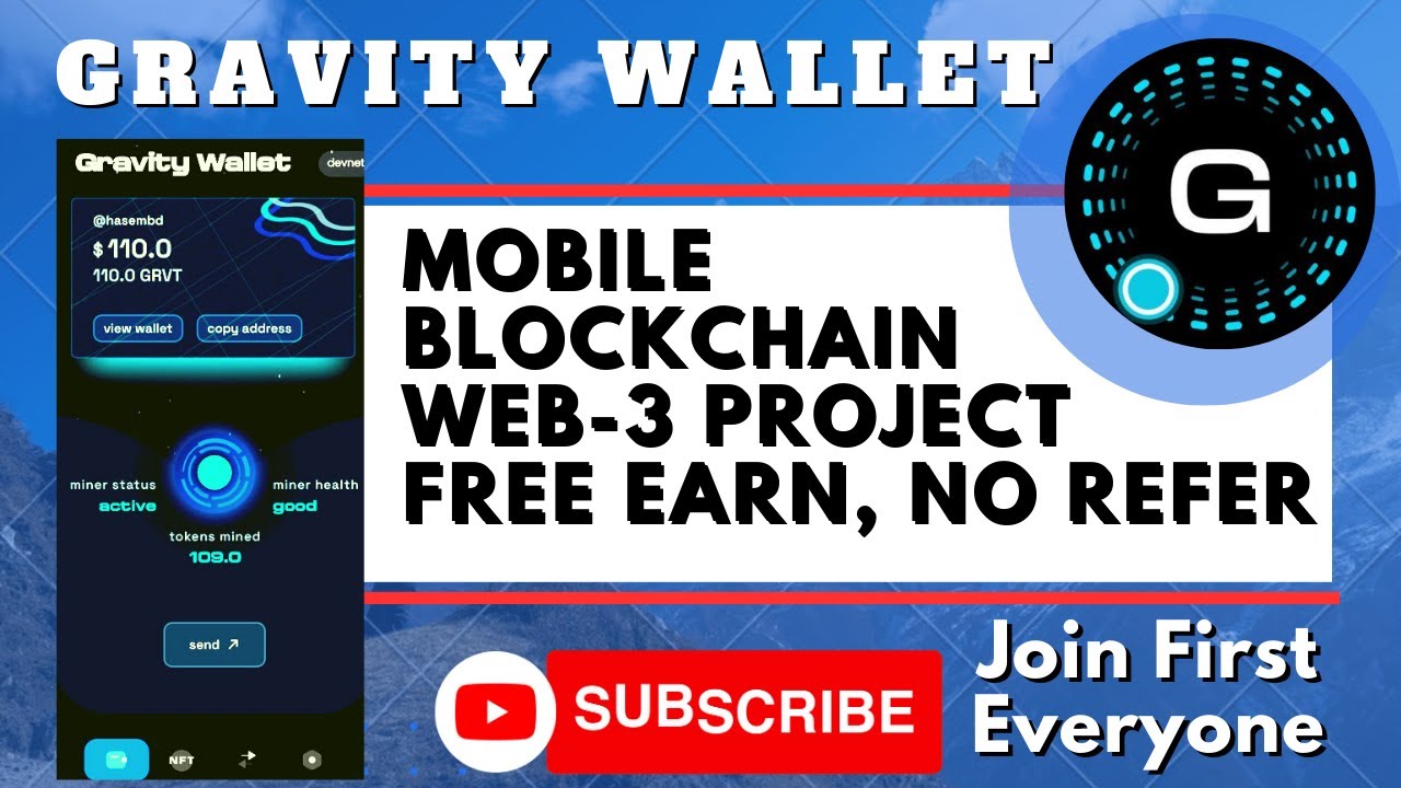 Gravity Chain | Gravity Wallet | Mobile Blockchain | #GRVT Gravity Free ...