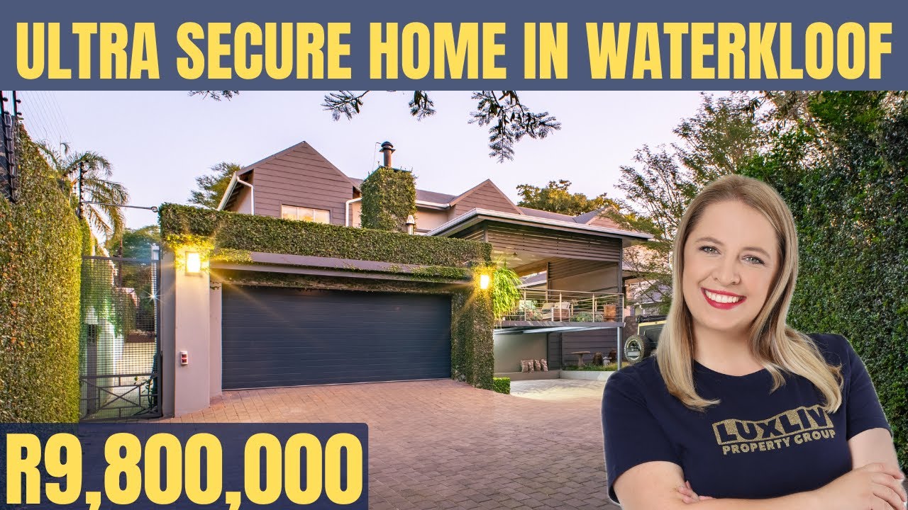 R9,800,000 Ultra Secure 6-Bedroom Home in Waterkloof | Paddle Court ...