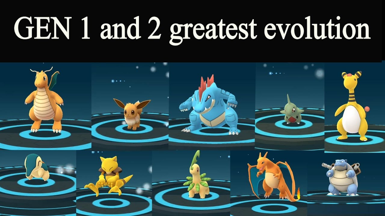 Extreme evolution of rare Gen 1 and 2 pokemon go perfect moves and 100 ...