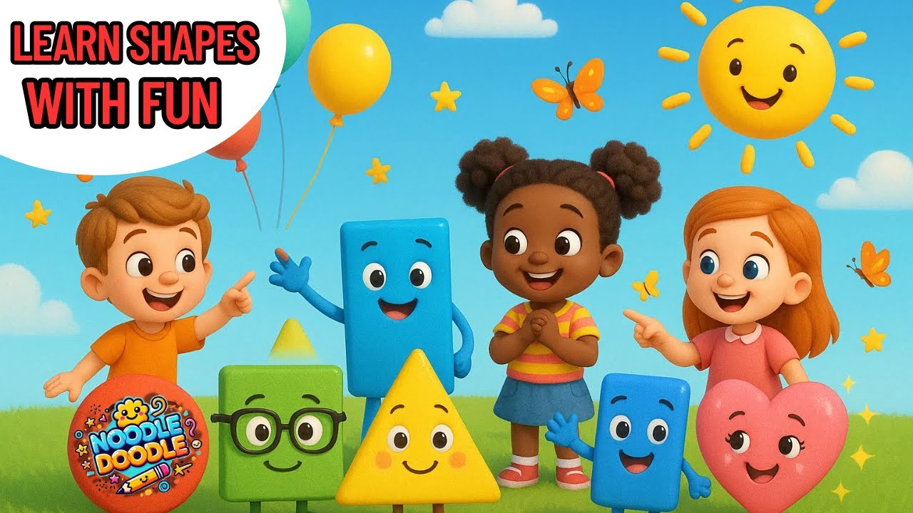 Let’s Learn Shapes! | Fun Educational Video for Kids and Toddlers ...