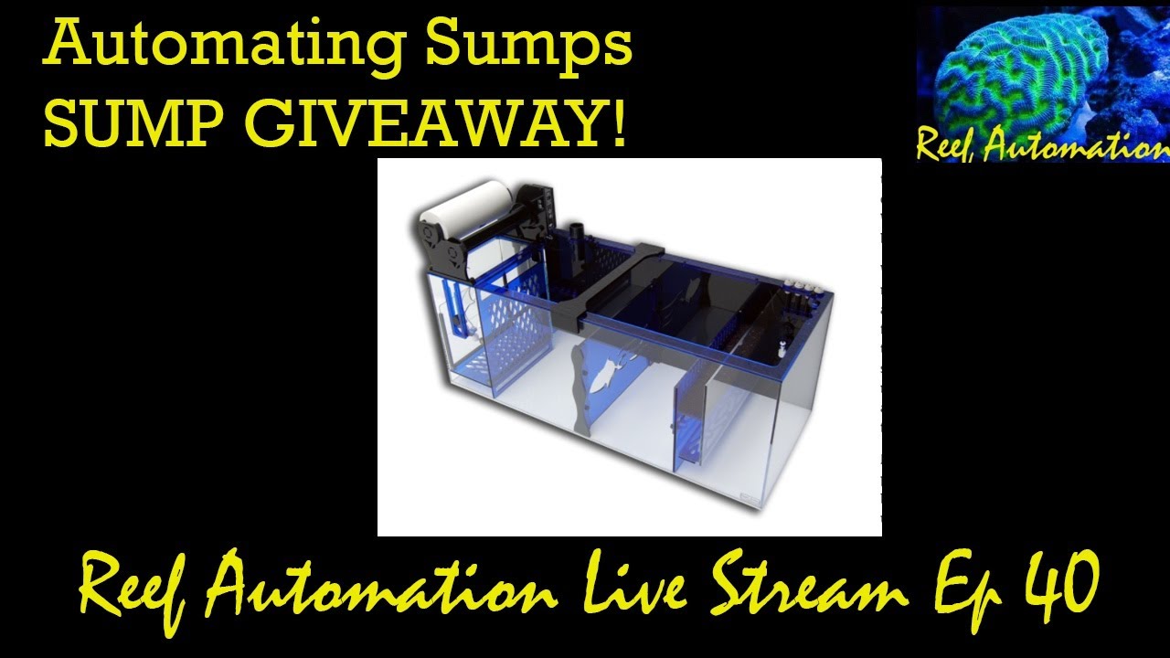 Live Stream 40 - Automating Sumps - SUMP GIVEAWAY! - YouTube