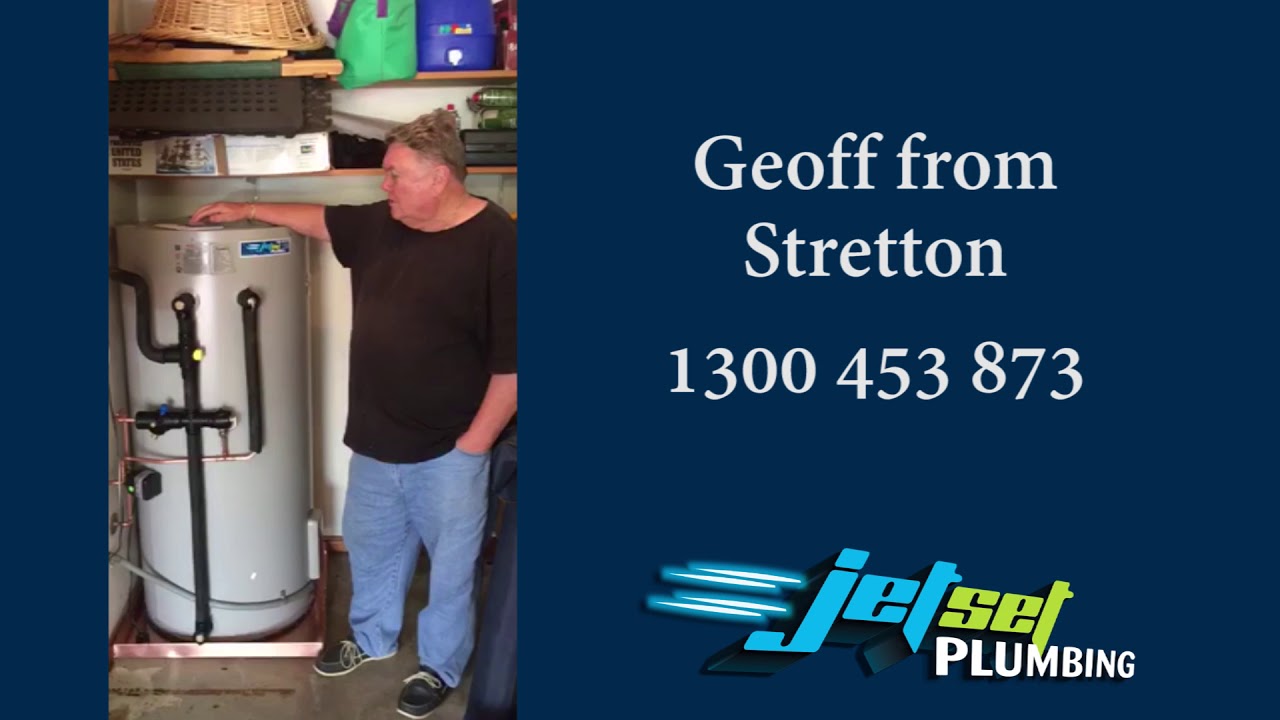 Geoff Is Very Happy From Stretton (JETSET PLUMBING REVIEW) - YouTube