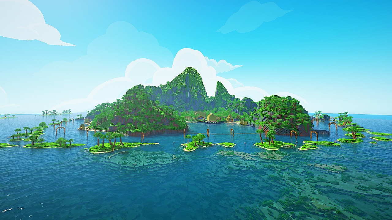 Minecraft Moana 2 Map Speed Build (Timelapse) - YouTube