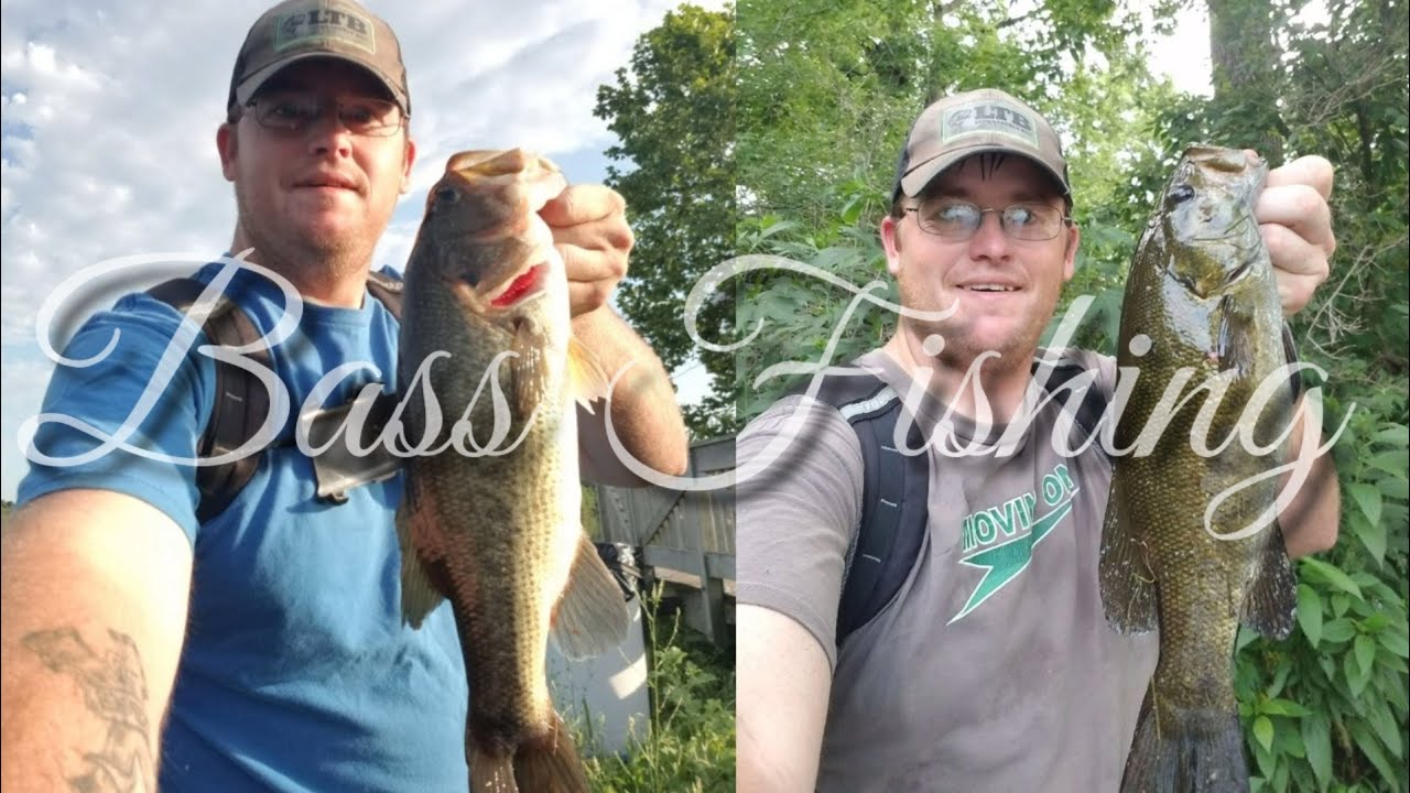 Bass Fishing DuPage River and Rock Run Rookery - YouTube