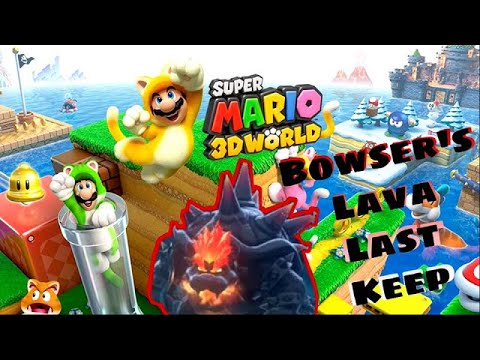 Super Mario 3D World + Bowser's Fury - Bowser's Lava Lake Keep Gameplay ...