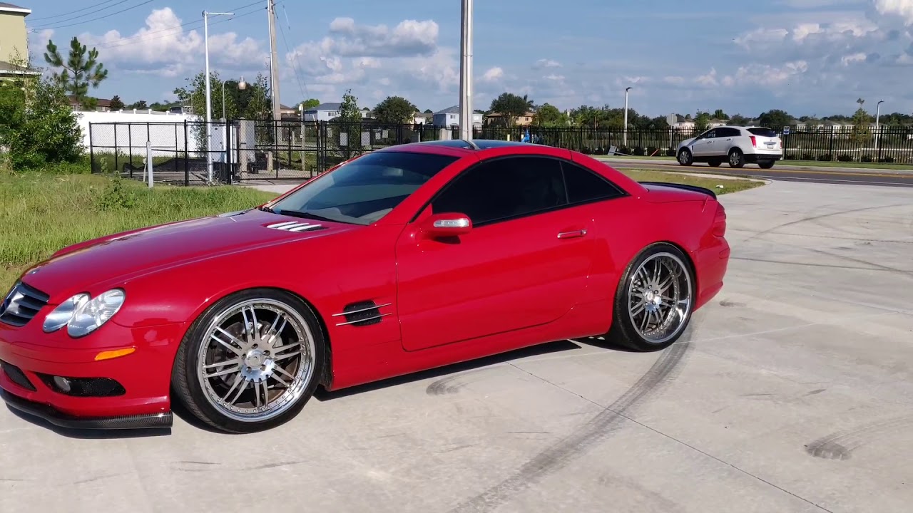 SL500 Mars Red R230 SL55 SL600 SL65 - YouTube