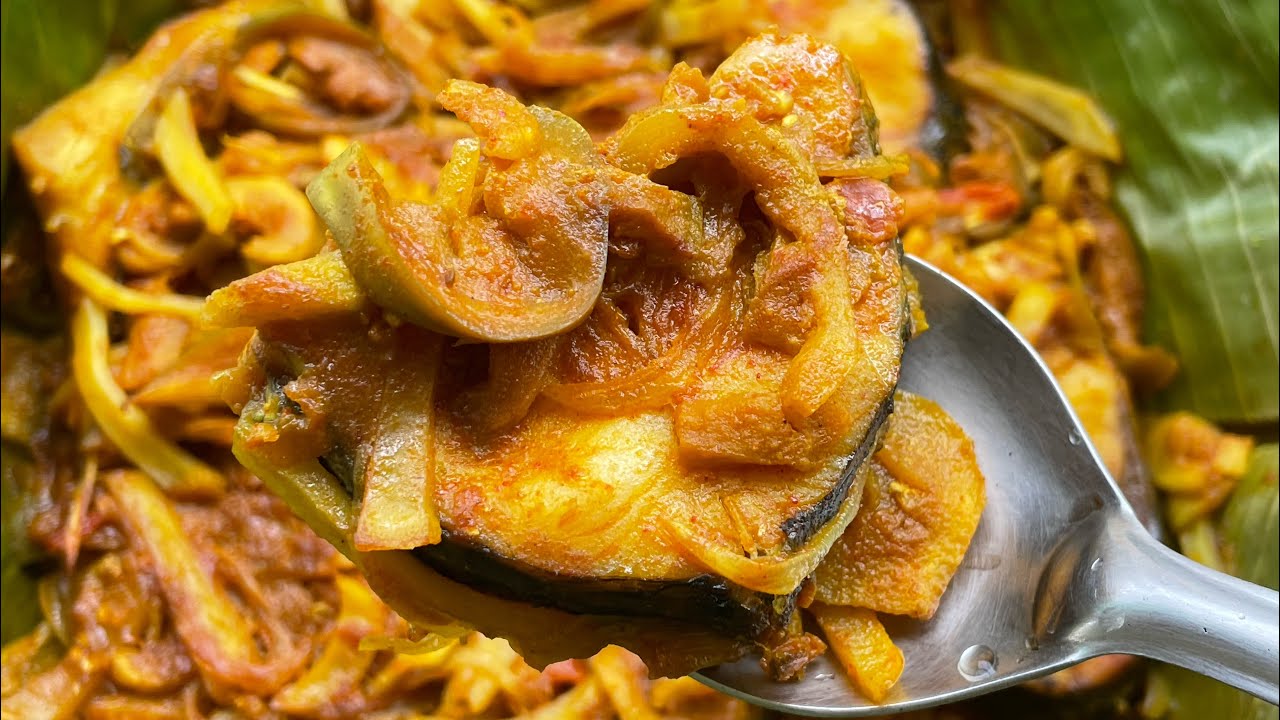 easy to make banana leaf fish recipe with vegetables. Banana leaf fish ...