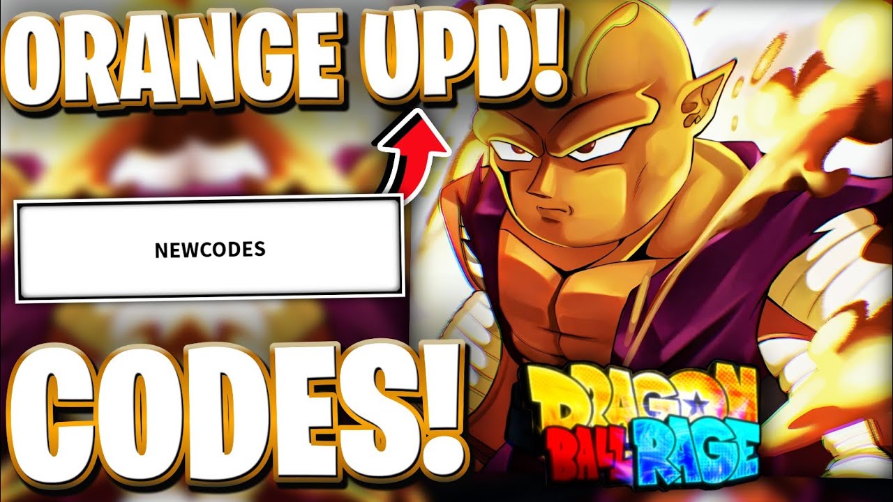 🟠ORANGE! All Working ORANGE UPDATE CODES IN DRAGON BALL RAGE - ROBLOX ...