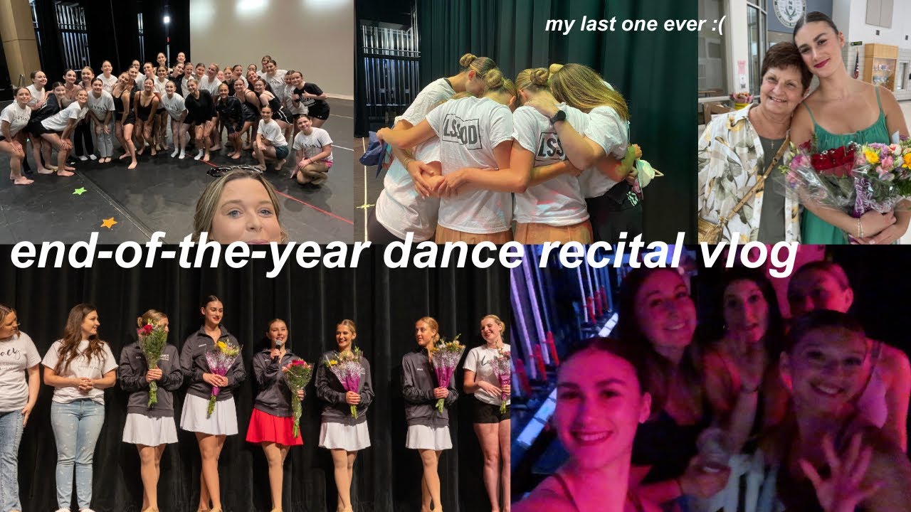 senior recital vlog (my last recital for forever): backstage, warmups ...