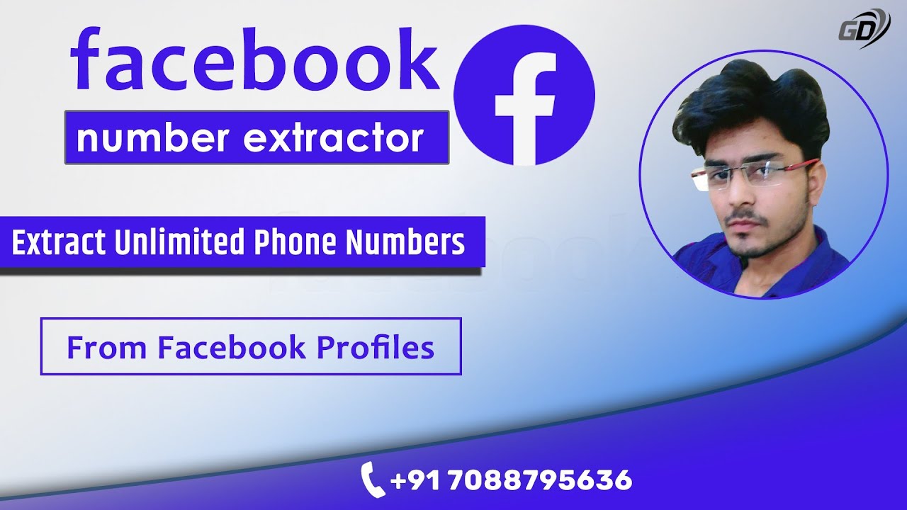 How to extract facebook profile mobile number | facebook data extractor ...