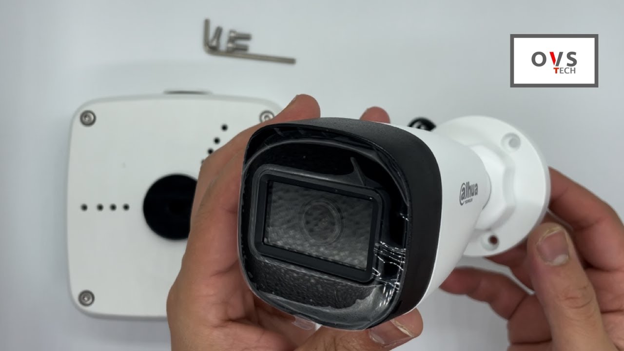 How To Assemble And Mount A Dahua Bullet Security camera On Junction ...