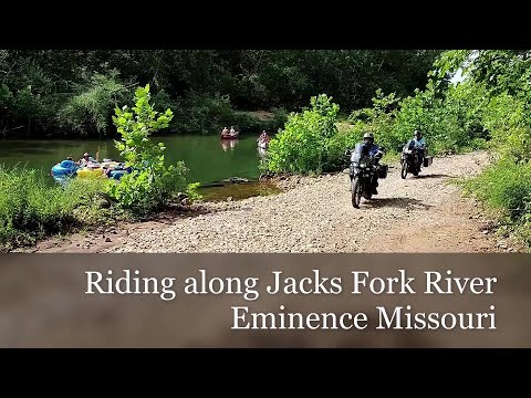 Riding along Jacks Fork River. Eminence Missouri - YouTube