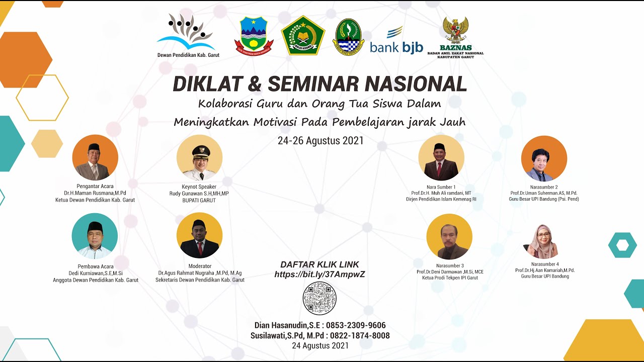 Diklat & Webinar Online Dewan Pendidikan Kabupaten Garut 24-26 Agustus ...