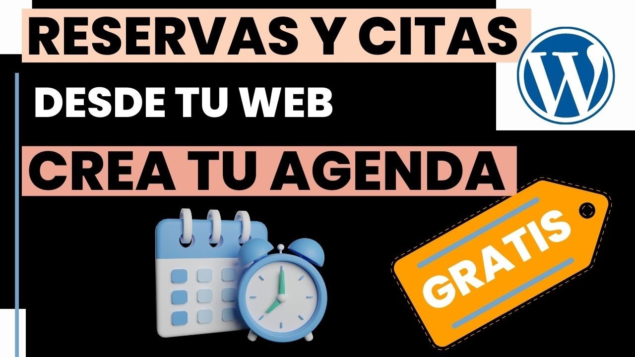 Cómo crear una agenda en tu página web GRATIS - YouTube