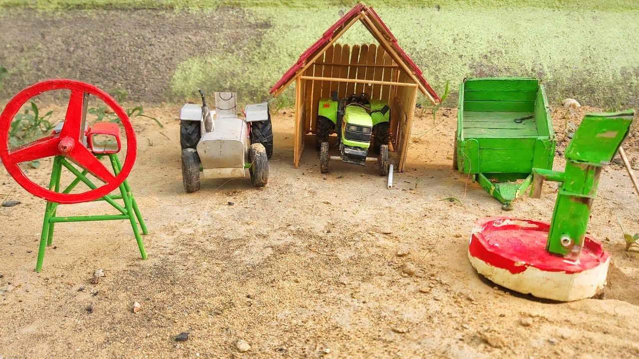 Diy toy tractor new farm project | Toy Tractor - YouTube
