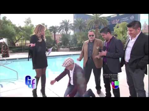 He Kisses Lili Estefan's  Boots