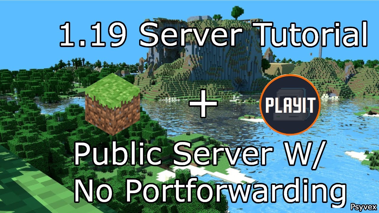 Minecraft 1.19 Server Tutorial // Public Minecraft Server With No ...