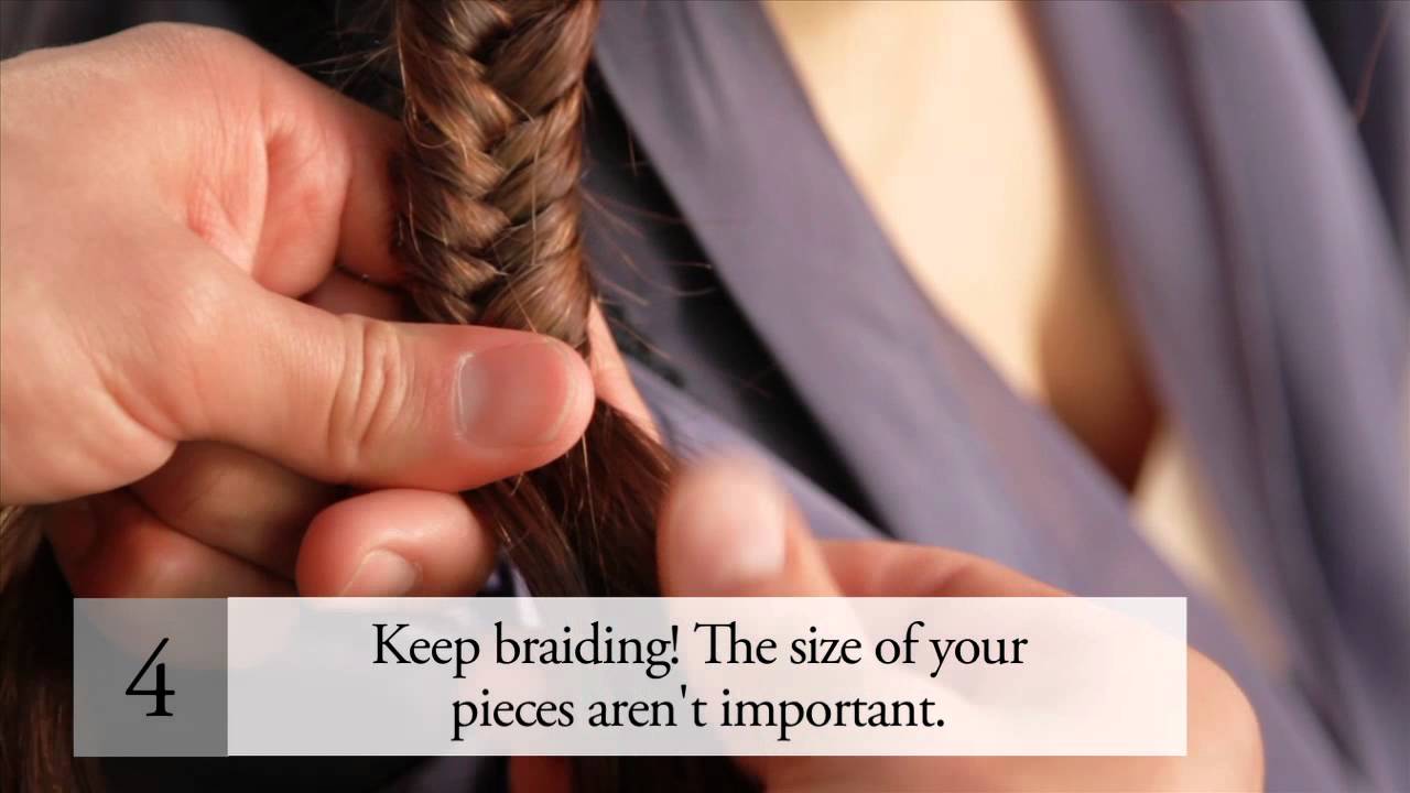 Steps on How to Do a Fishtail Braid - YouTube