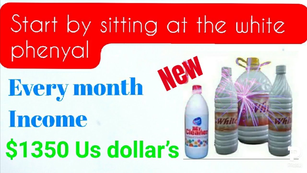 Amazing Business idea.How to Start White Phenyle Making business At ...