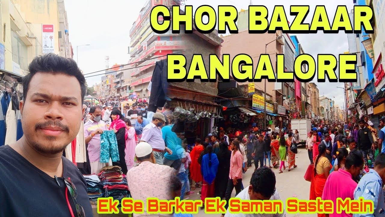 Chor Bazaar Bangalore | Sunday Bazaar Bangalore | Chickpet Market ...