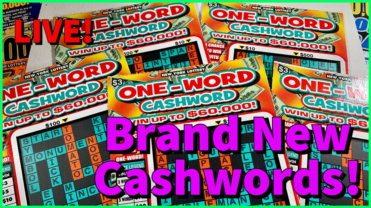 LIVE Cashword Wednesday! Brand New Cashwords! NY Lottery Cashword ...