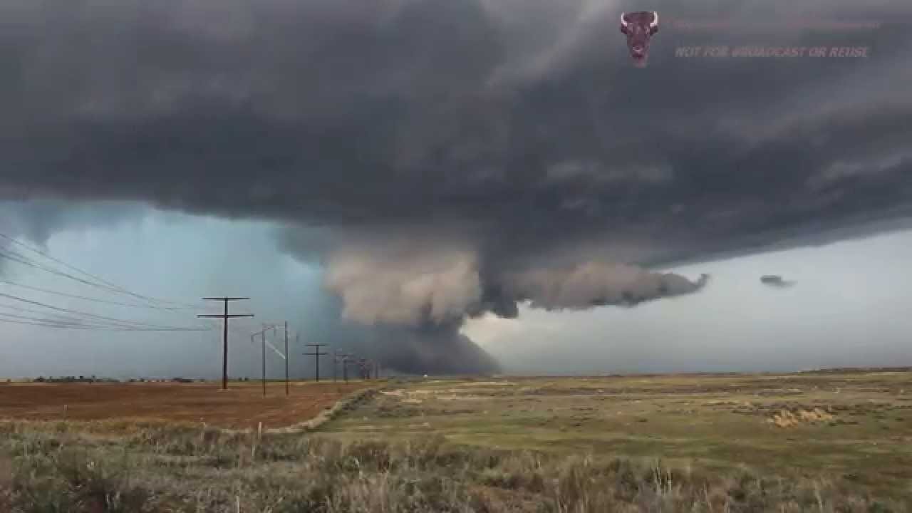 HP Supercell timelapse reveals rain wrapped circulation - YouTube