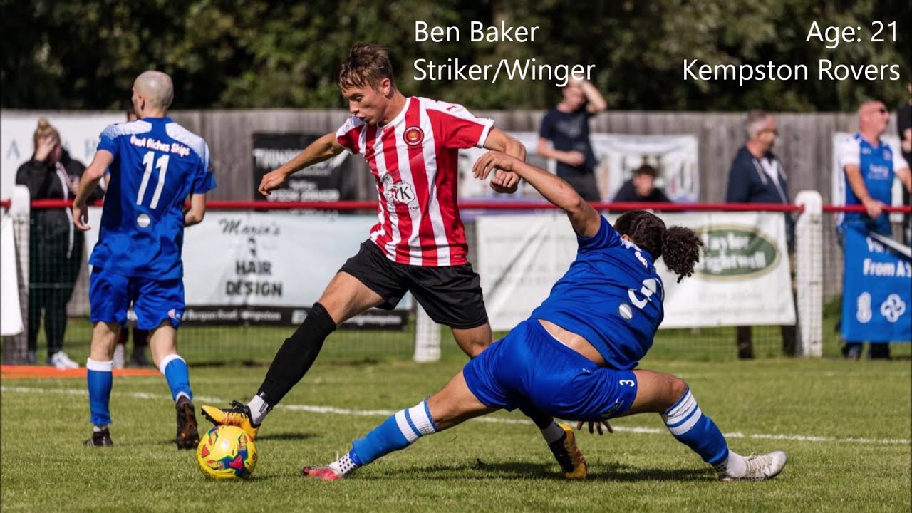 Ben Baker Kempston Rovers Highlights - YouTube
