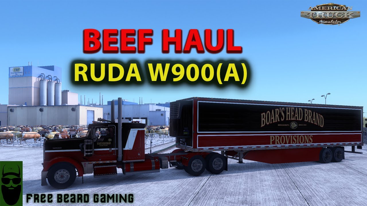 Ruda’s W900 & Reefer with Matching Richard Brown Skins | American Truck ...