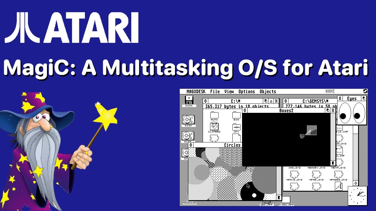 MagiC a multitasking OS for the Atari ST - YouTube
