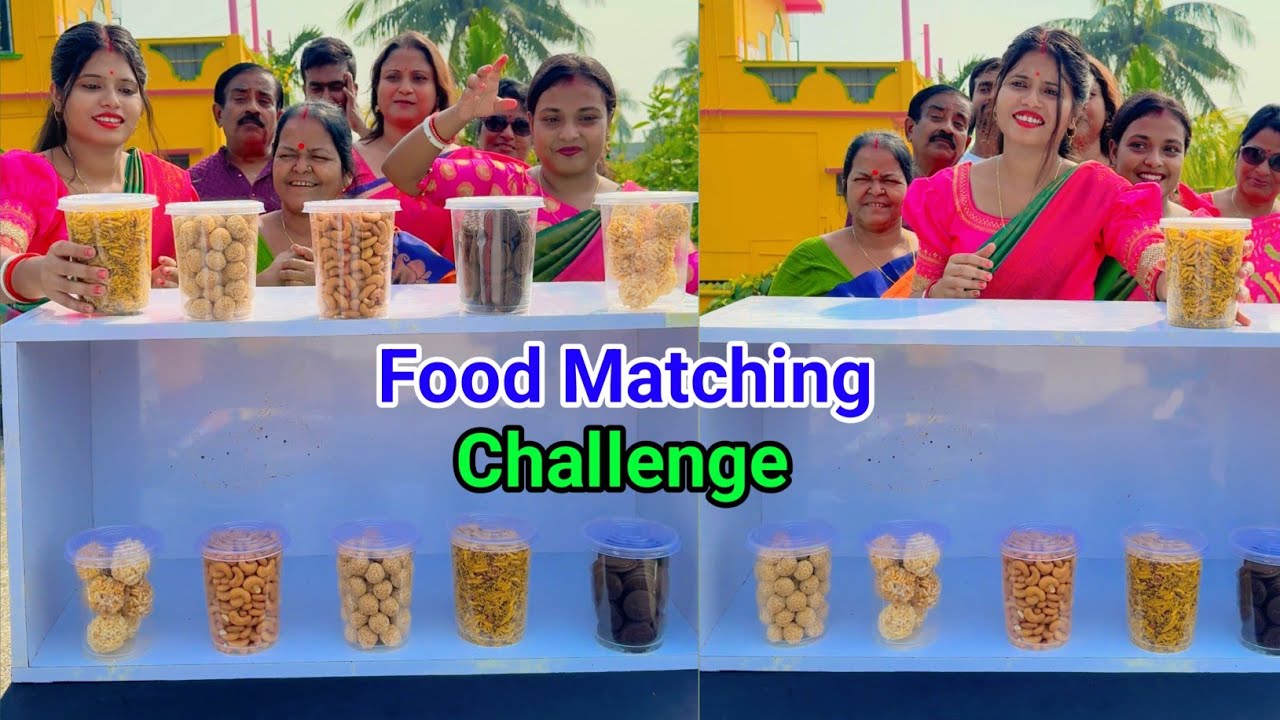 Match the Same Yummy Food Funny Challenge Video - YouTube