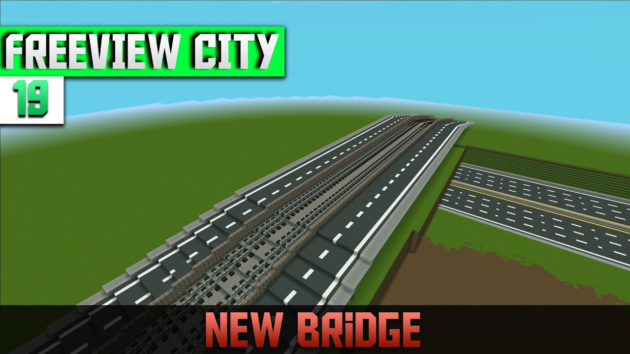 Minecraft Building a City | Ep.19 - New Bridge!! - YouTube