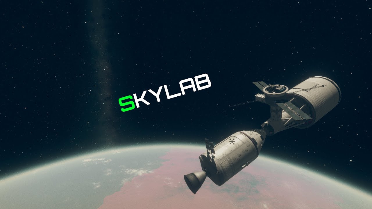 Skylab a ksp replica / Ksp cinematic - YouTube