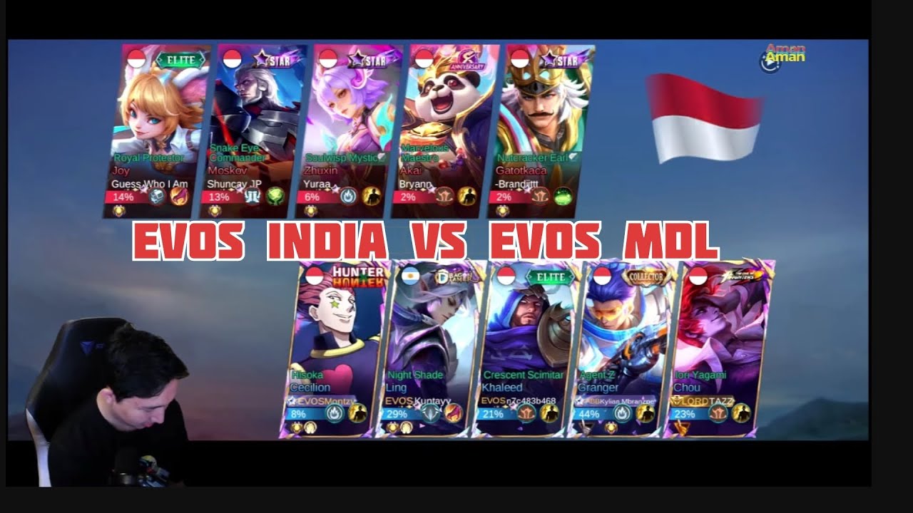 Evos India tanpa Sleptzy hanya abang abangan biasa | Terbantai jungler ...