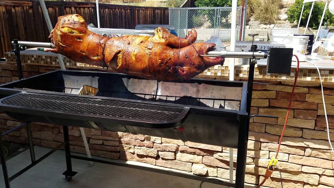 Puerto Rican Style Pig Part 2 - YouTube