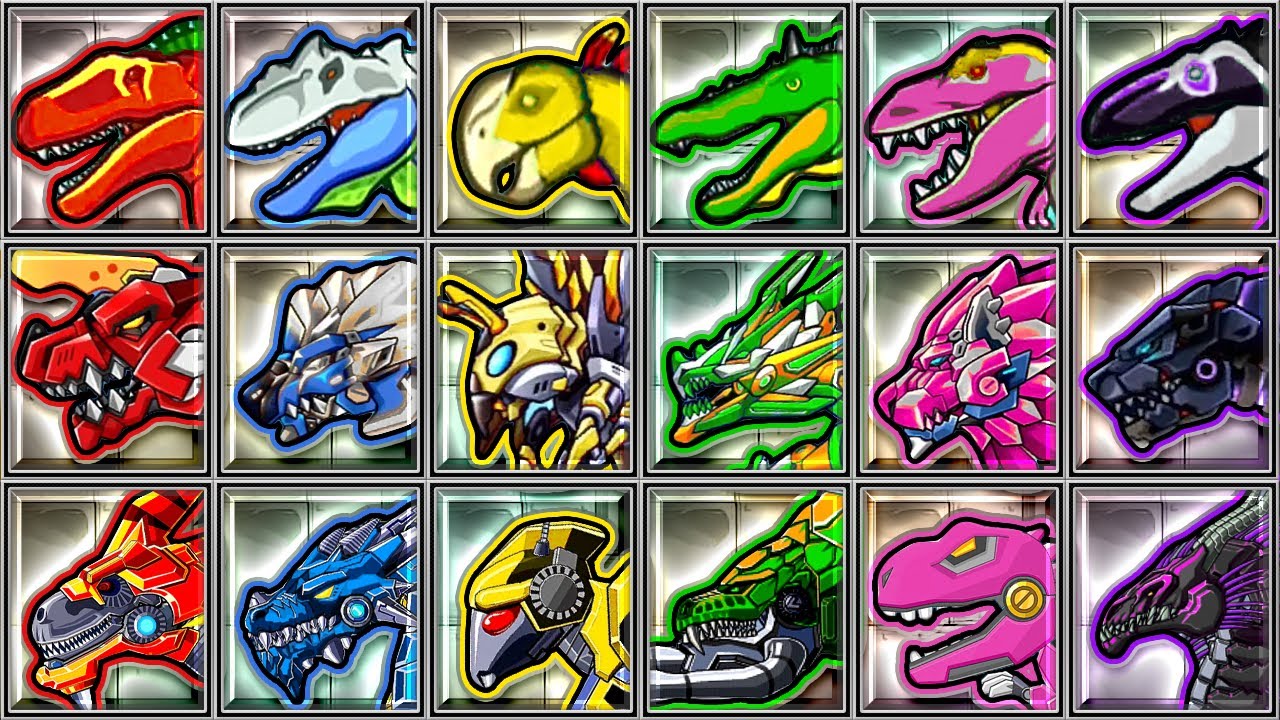 Mecha Colosseum, Jurassic City, Dino Robot Corps: I-Rex, Red Dragon ...