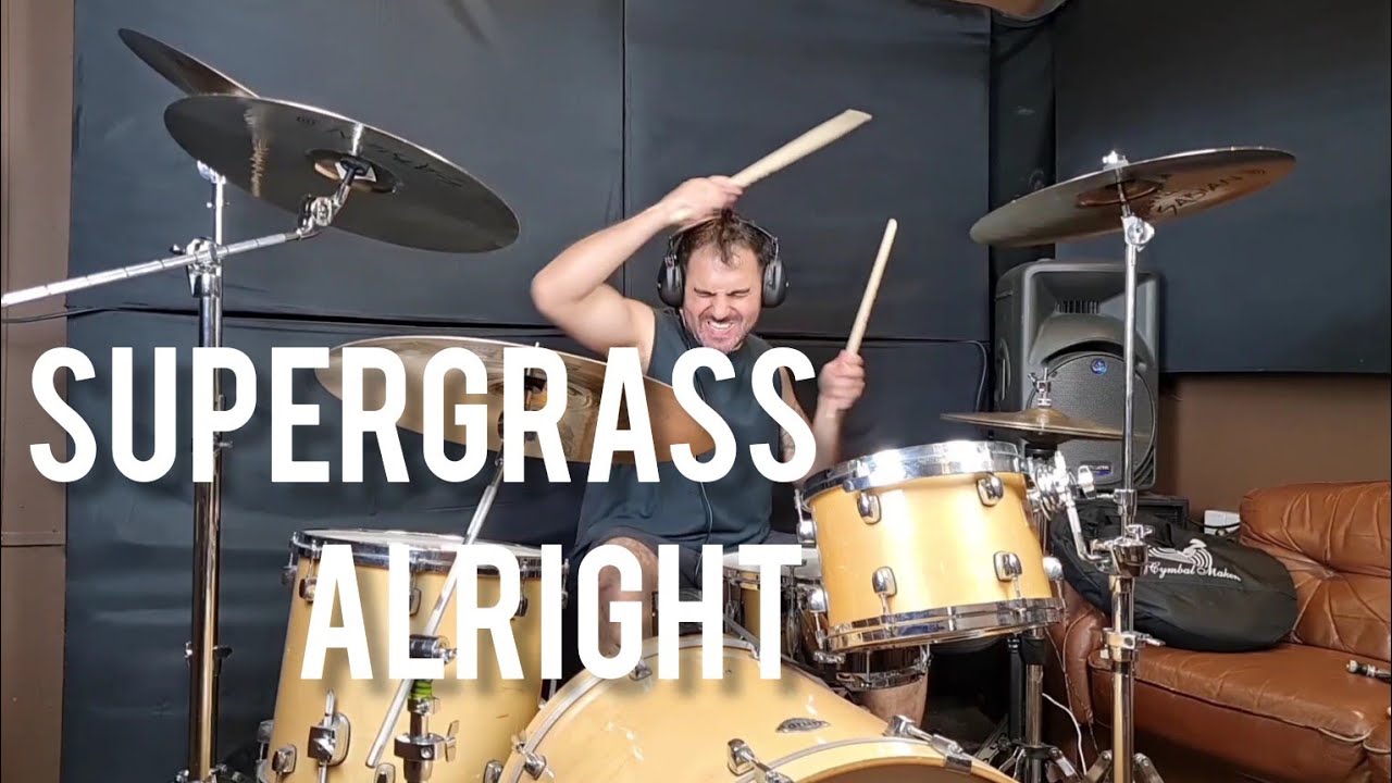 Alright - Supergrass | Drum Cover - YouTube