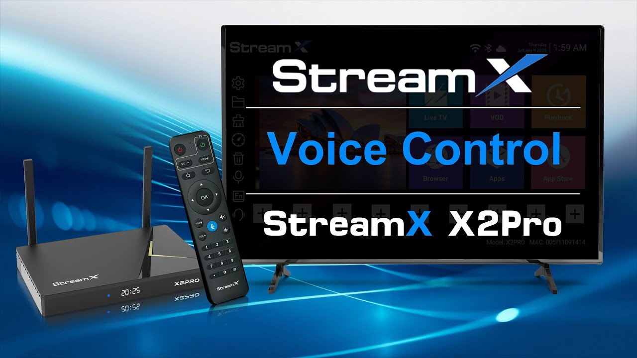 StreamX X2 Pro/Max Voice Command Ultimate Guide - YouTube