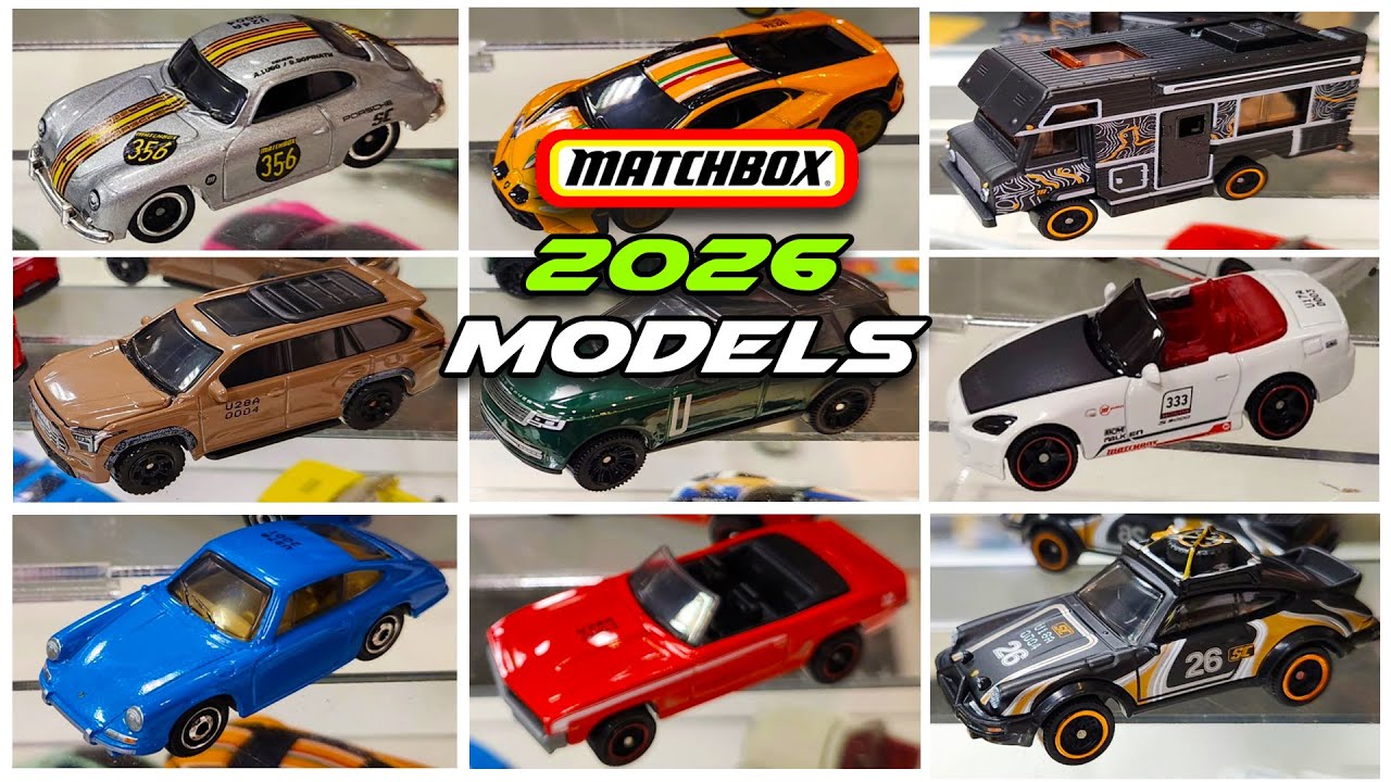 Preview - Matchbox 2026 New Models, Moving parts, Collectors, HW X MoMA ...