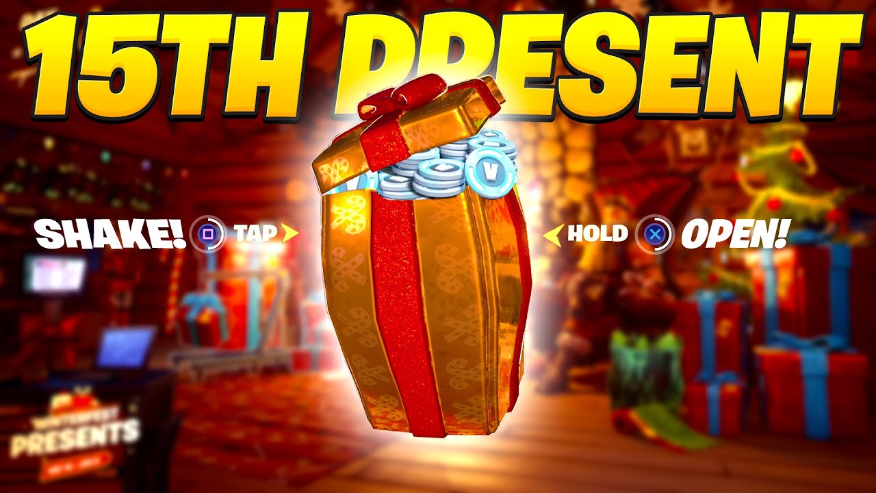 15TH PRESENT is NOW REVEALED! (Fortnite Winterfest) - YouTube