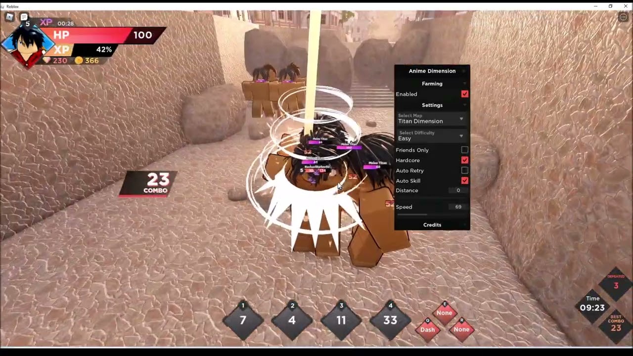 Roblox Anime Dimensions Simulator Script (AutoFarm Mobs, AutoSkills ...
