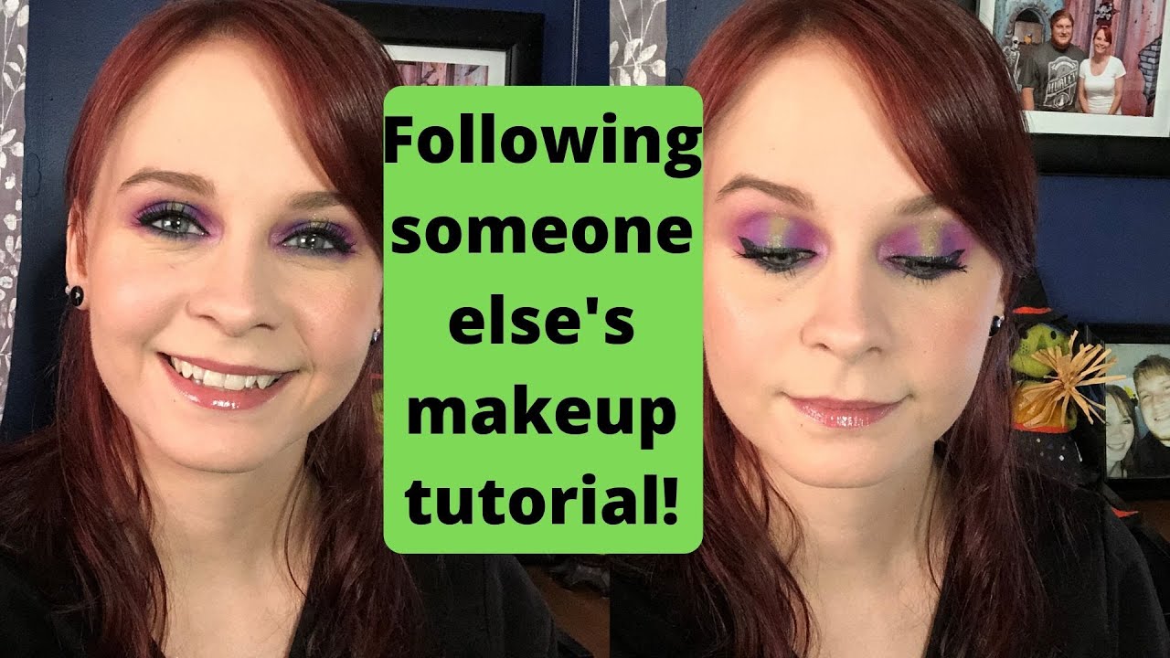 Following someone else's makeup tutorial! - YouTube