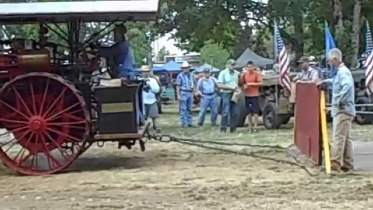 Steam Tractor Pull - Great Oregon Power-Up - YouTube