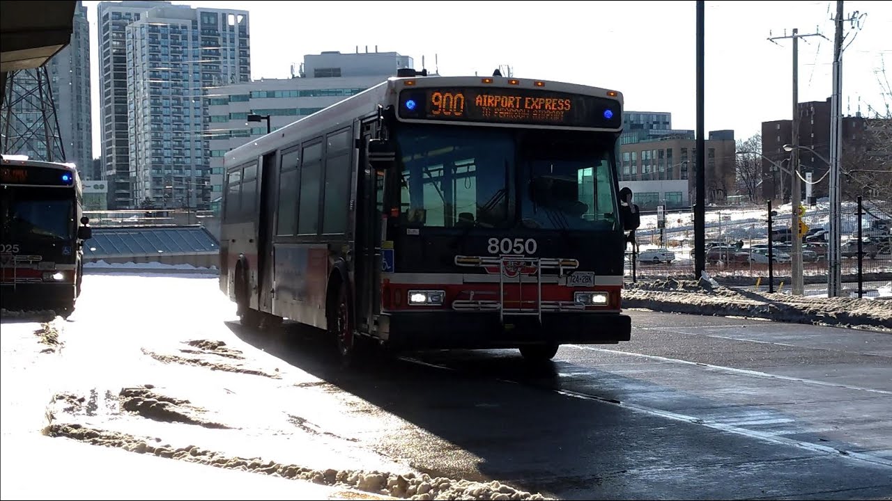 TTC Orion VII OG 8050 on the 900 Airport Express - YouTube
