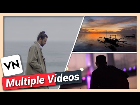 Add Multiple Videos on Single Screen | VN Video Editor Tutorial