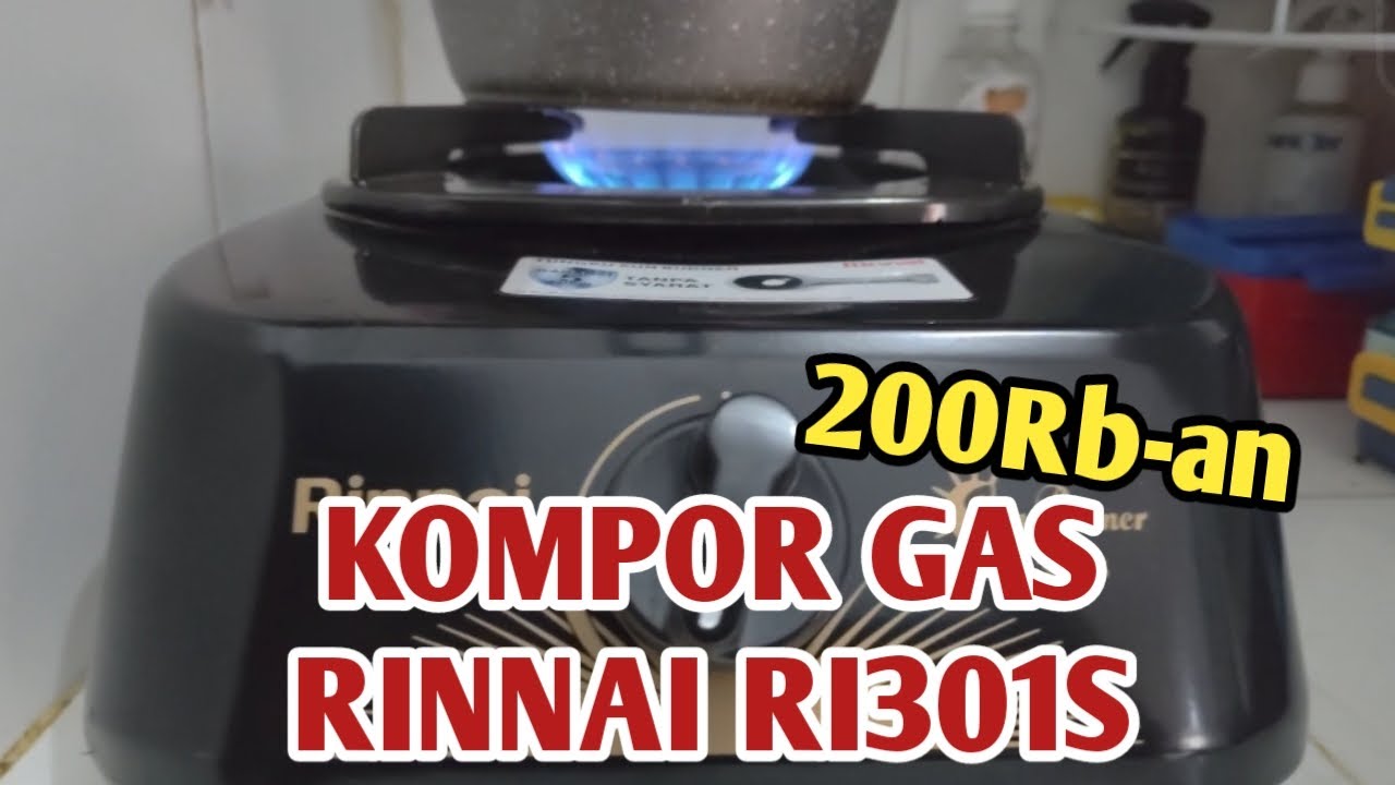 KOMPOR GAS SATU TUNGKU RINNAI RI301S - YouTube