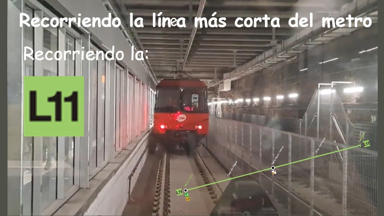 Recorriendo la Línea Más Corta del Metro de BCN (de TMB) | Recorriendo ...