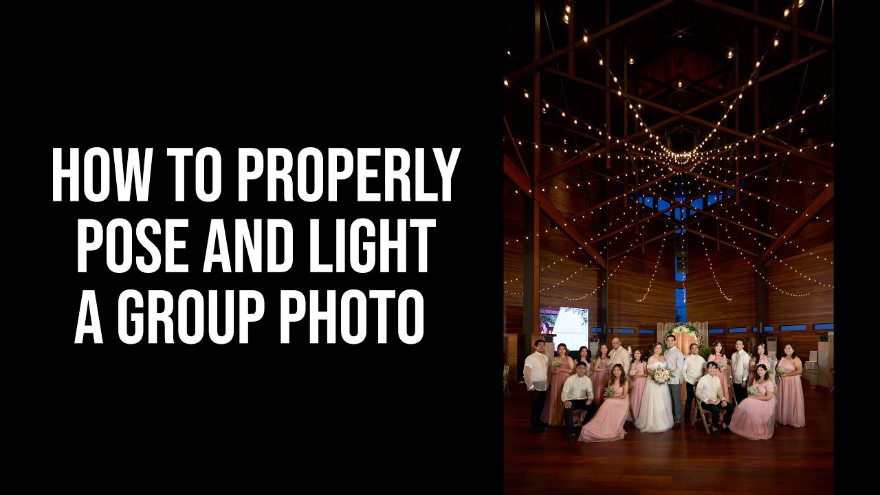 How to Pose and Light a Group Shot with just One Speedlight - YouTube